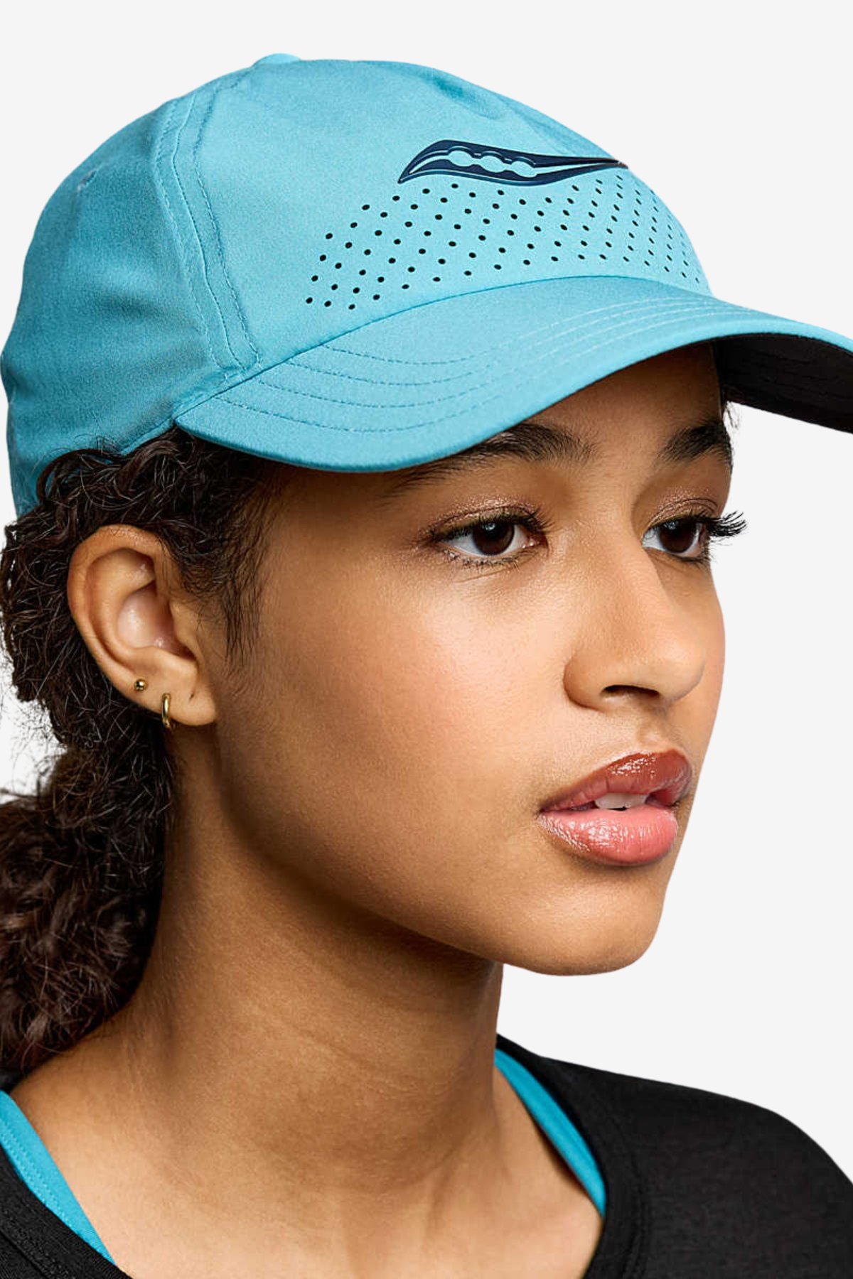 Unisex Outpace Petite Hat in Bayside | Unisex Running Cap | Running ...