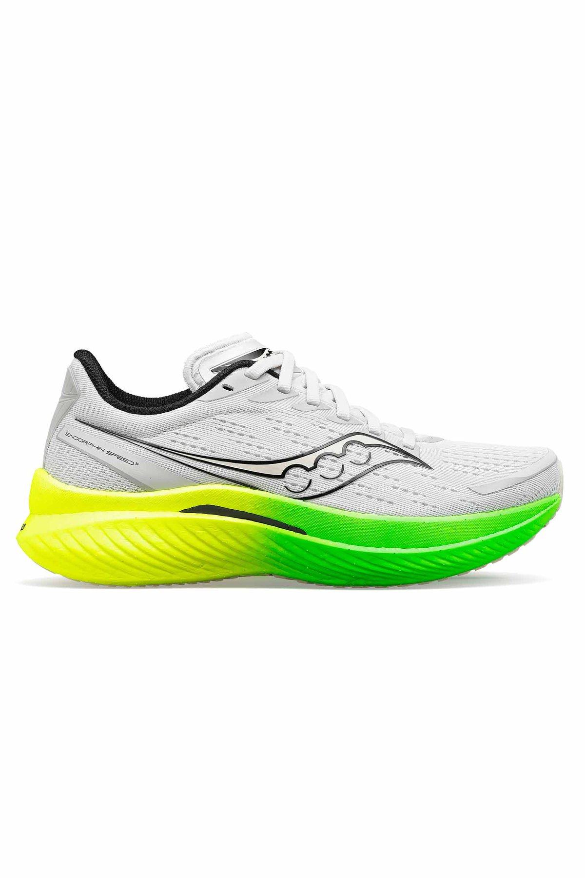 Women's Endorphin Speed 3 White Slime Running Shoe | Women's ...